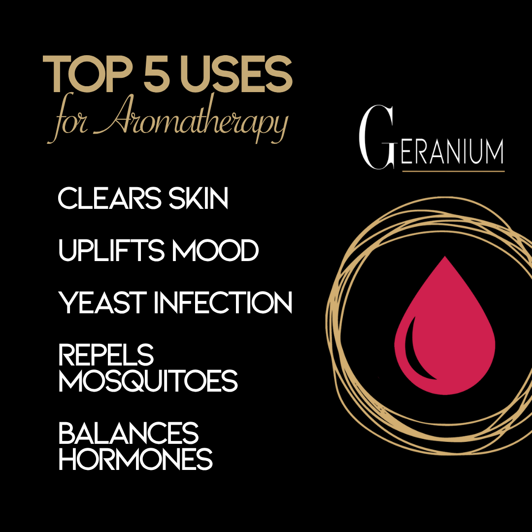 Geranium Essential Oil | Geranium Diffuser Blends – Shades of Nature